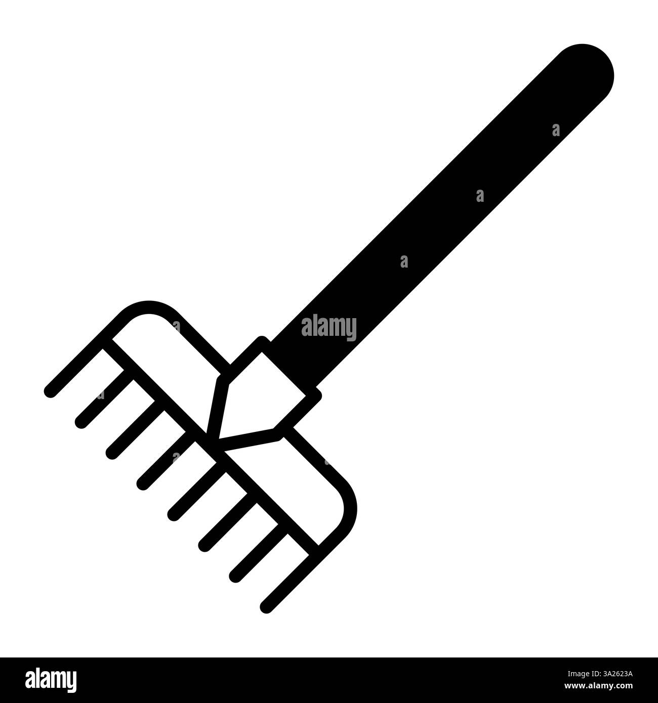 Rake, farming, agriculture icon in modern style for website mobile logo ...