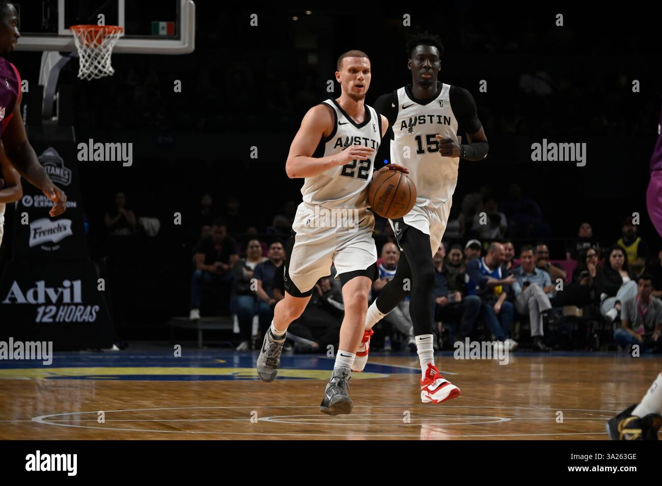 Mexico City, Mexico. 11th Mar, 2025. Malachi Flynn #22 of Austin Spurs ...