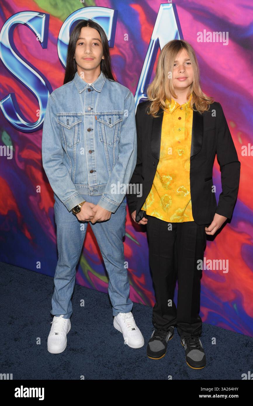 New York, USA. 11th Mar, 2025. Joaquin Pinon and Syd Jasper attend "O ...