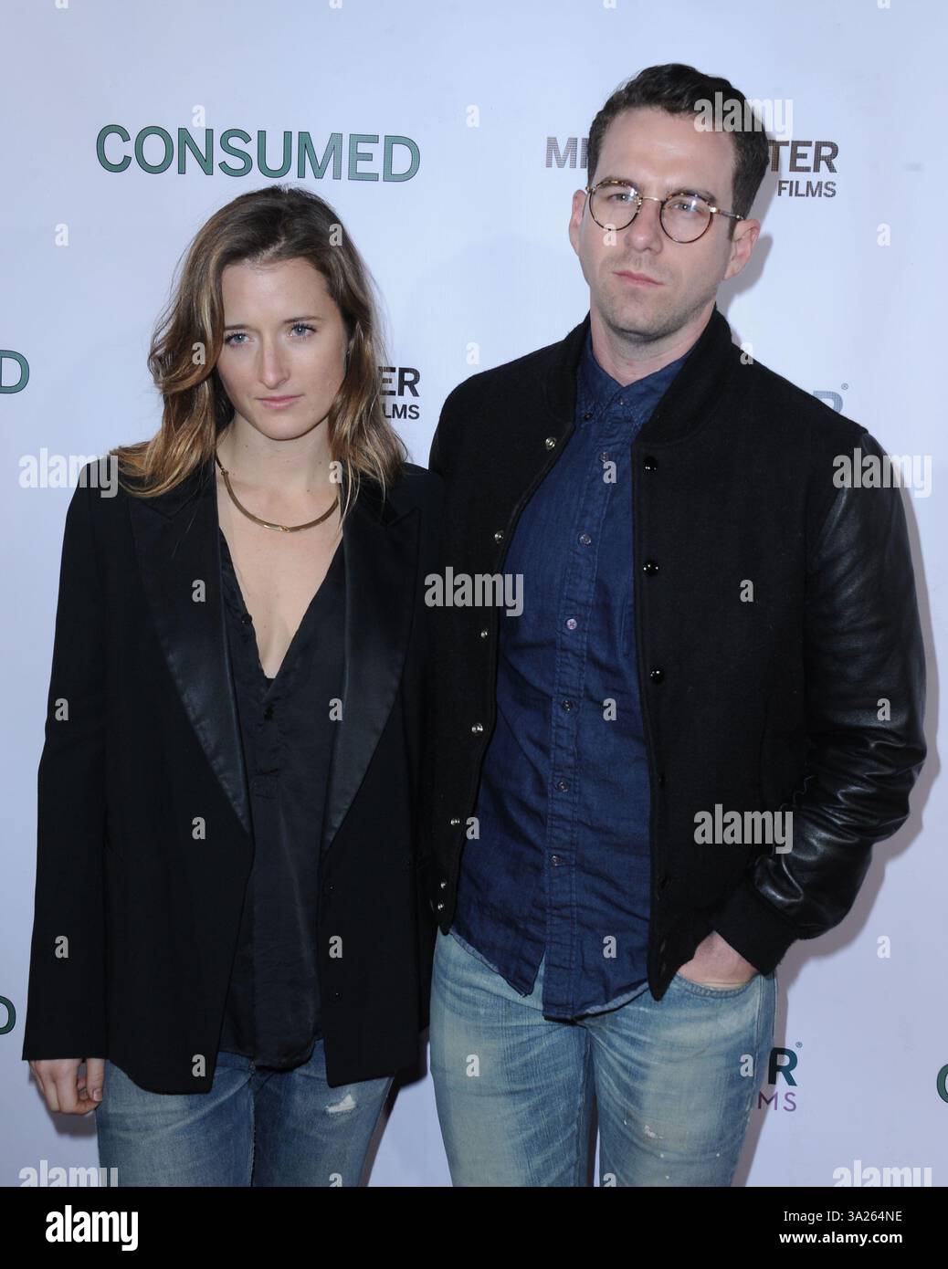 Actress Grace Gummer and Jake Craven arriving at the premiere of ...