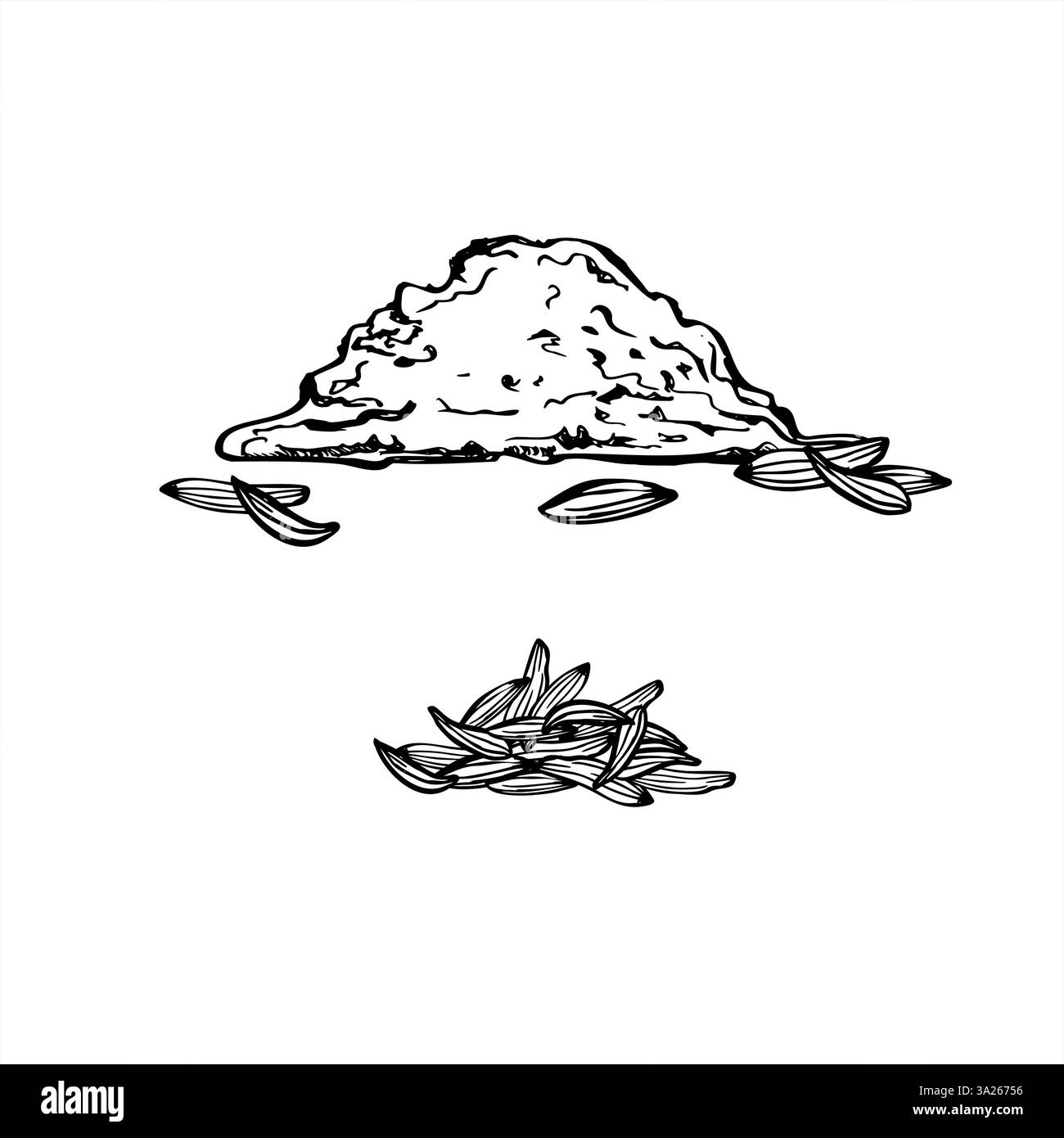 Pile fennel Stock Vector Images - Alamy