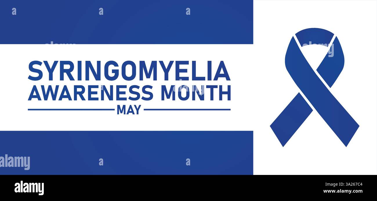 Syringomyelia Awareness Month. Spinal Cord Disease Support Stock Vector ...