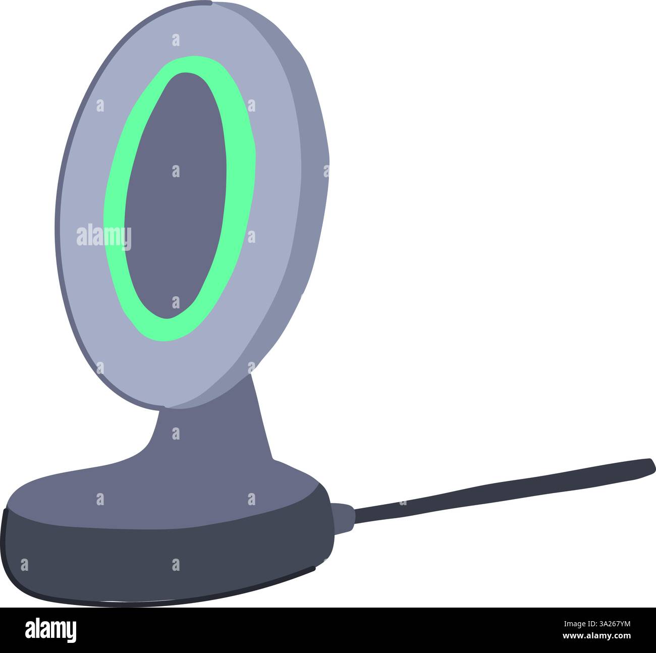 holder charging stand wireless cartoon vector illustration Stock Vector ...