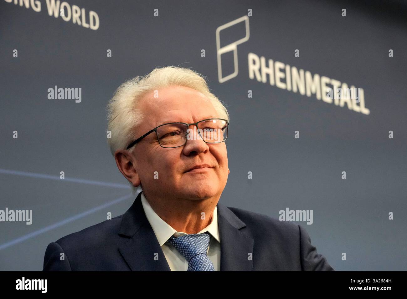 Rheinmetall CEO Armin Papperger during the annual press conference of German weapon producer ...