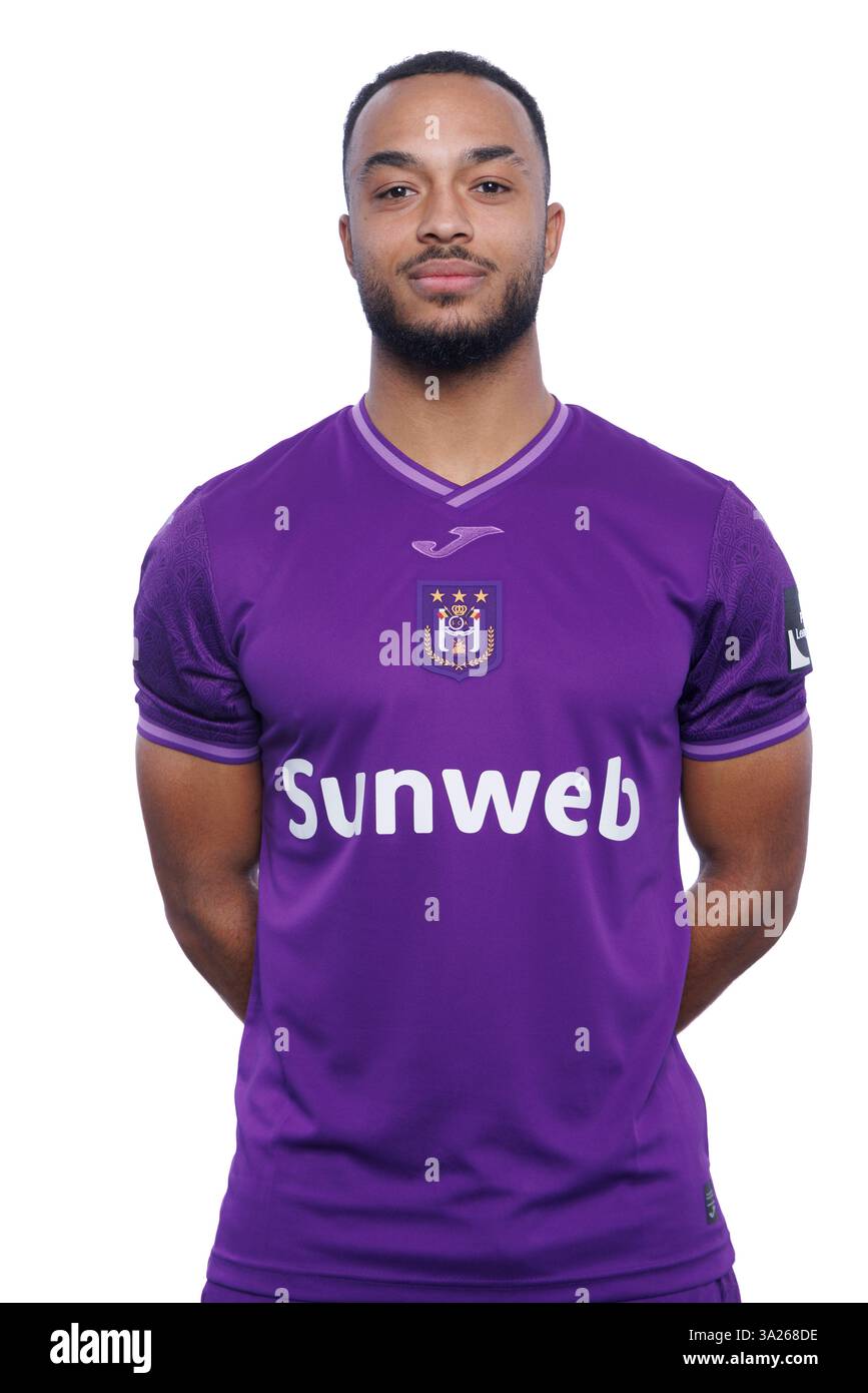 Anderlecht, Belgium. 26th Feb, 2025. Killian Sardella of RSCA ...