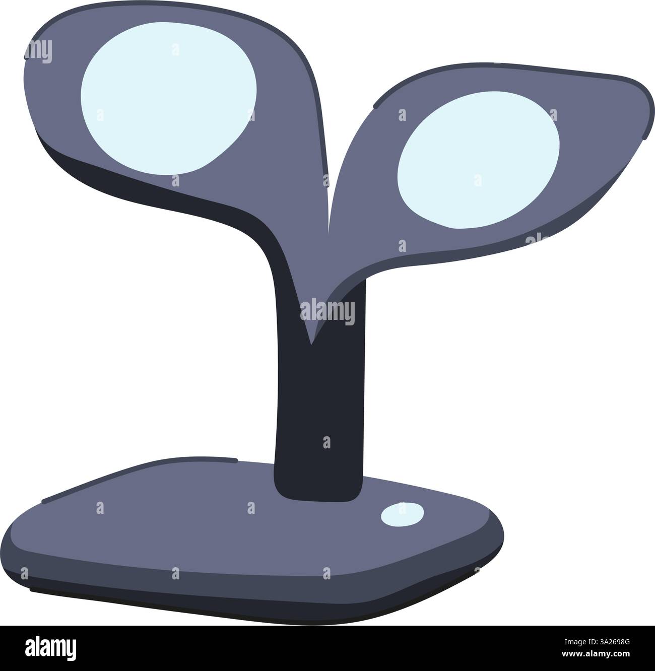 sleek charging pad wireless cartoon vector illustration Stock Vector ...