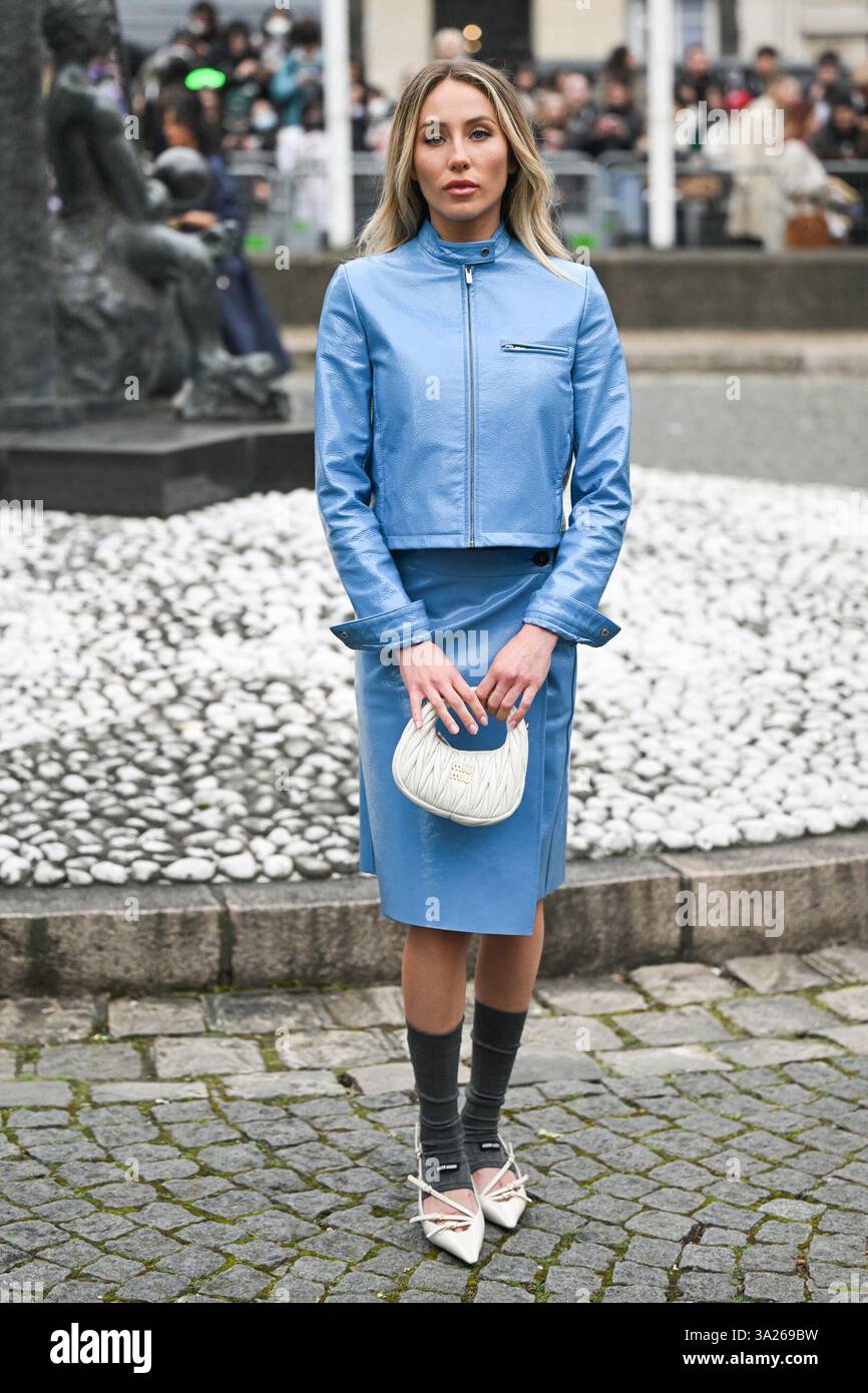 Paris, France. 11th Mar, 2025. Alix Earle attending the Miu Miu ...