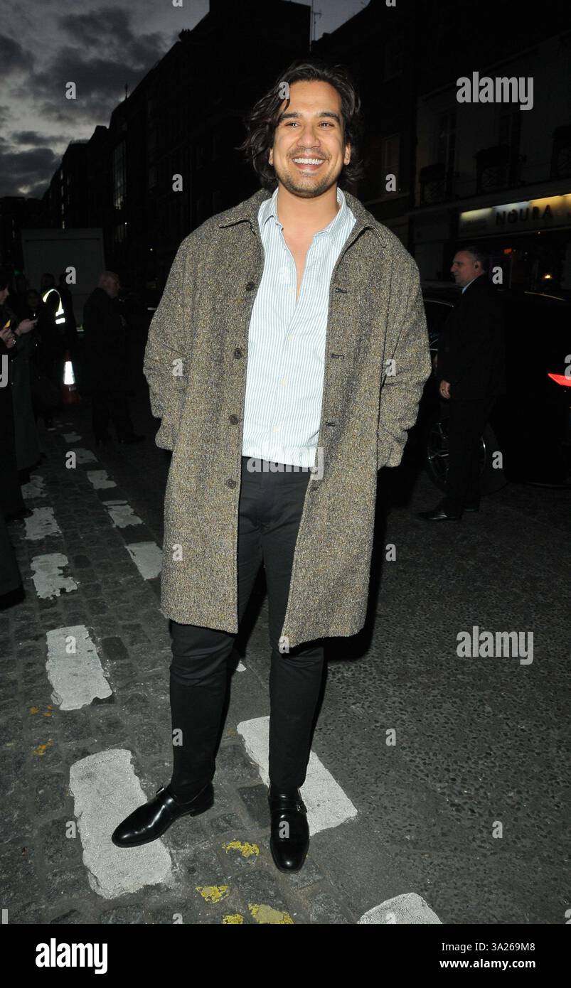 London, UK. 11th Mar, 2025. Nathaniel Curtis at the "Black Bag" special ...