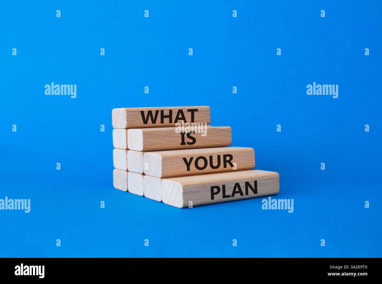What is your plan symbol. Concept words What is your plan on wooden ...