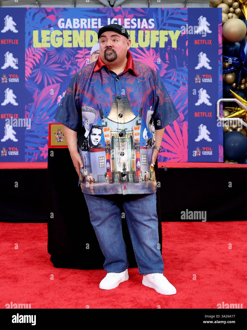 Los Angeles, USA. 11, March, 2025. Pictured left to right, Gabriel ...