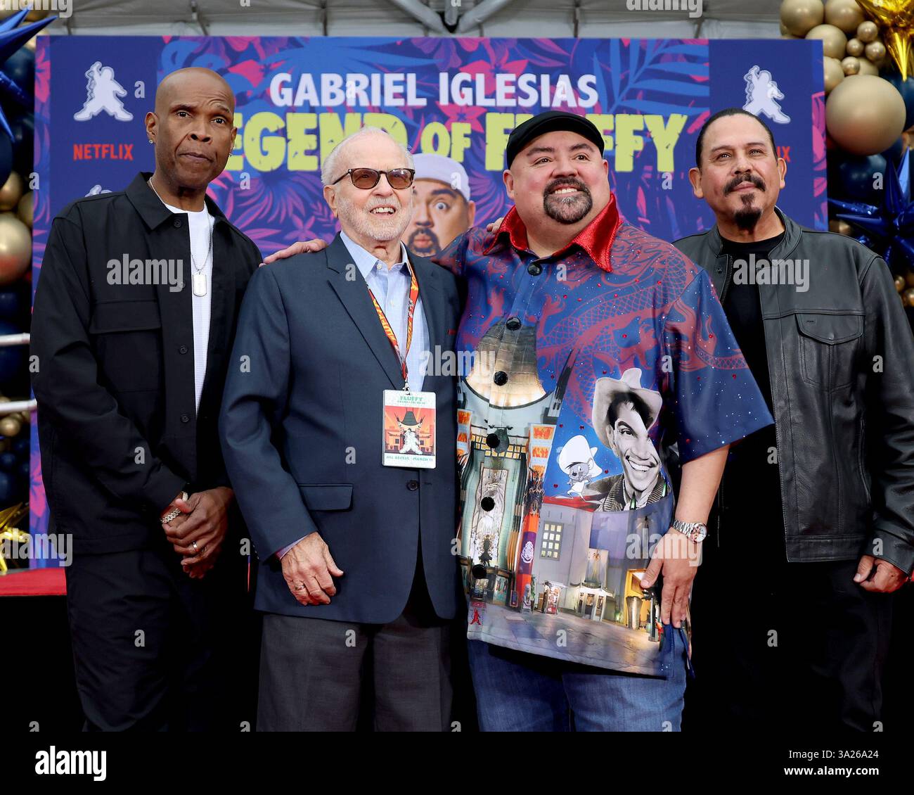 Los Angeles, USA. 11, March, 2025. Pictured left to right, Big Boy, Ron ...