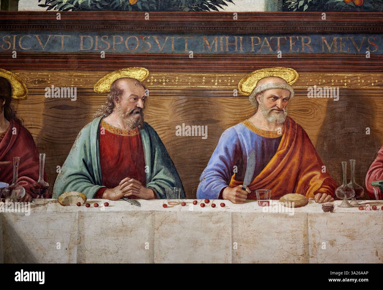 particolare da " Ultima cena, detto il Cenacolo di San Marco ...