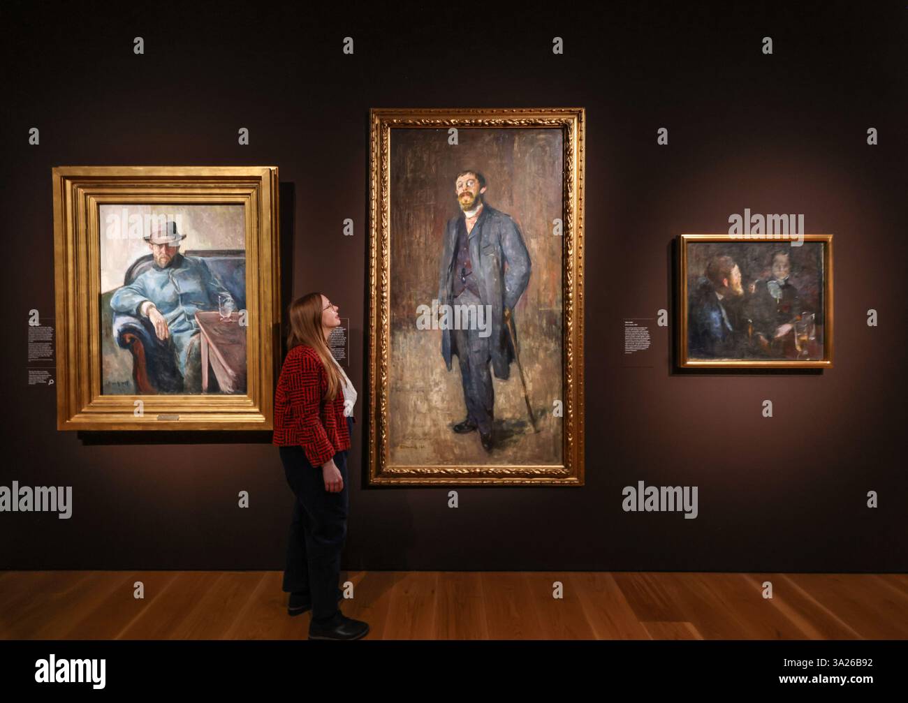 national Portrait Gallery, London 12 March 2025 (R to L) Tete a tete ...