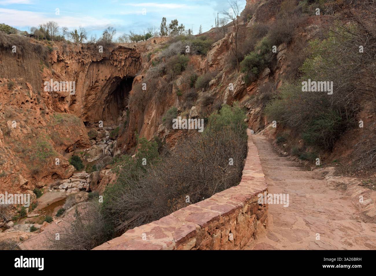The Iminifri Natural Bridge is a rock arch located near the town of ...