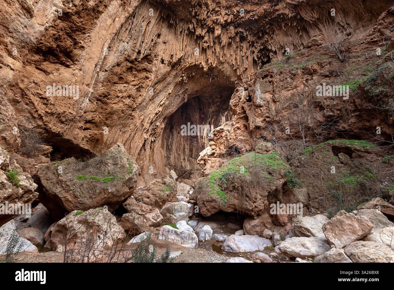 The Iminifri Natural Bridge is a rock arch located near the town of ...
