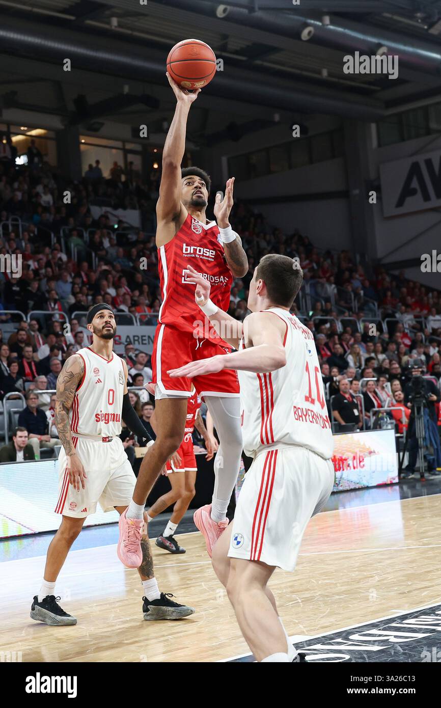 Bamberg, Germany. 11th Mar, 2025. Basketball, Bundesliga, 2024-25 ...