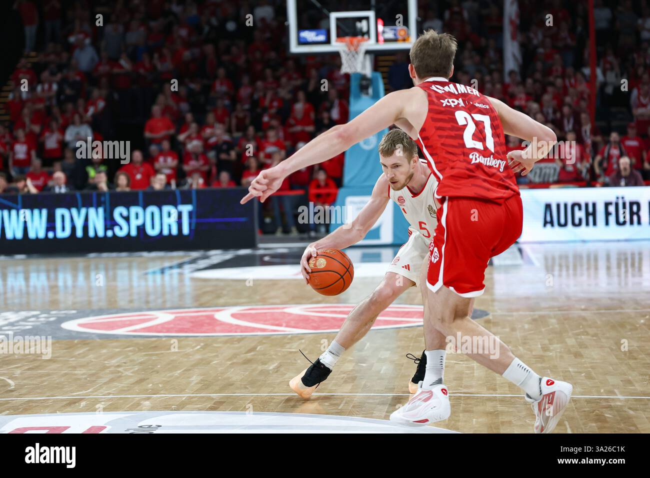 Bamberg, Germany. 11th Mar, 2025. Basketball, Bundesliga, 2024-25 season /main round, Matchday ...