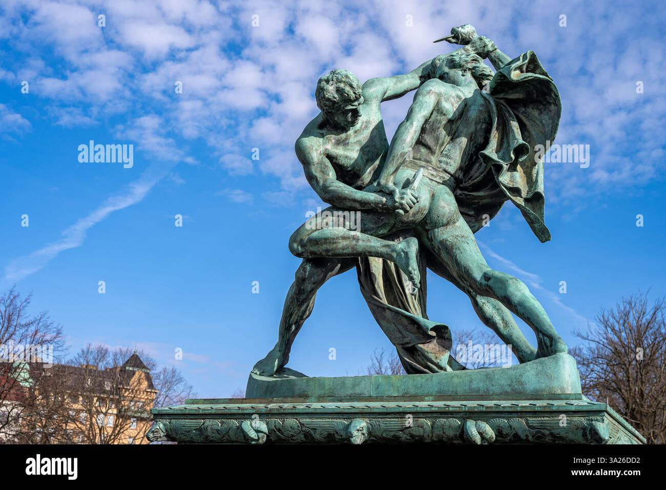 The Knife Wrestlers is a famous statue from the mid 19th century by ...