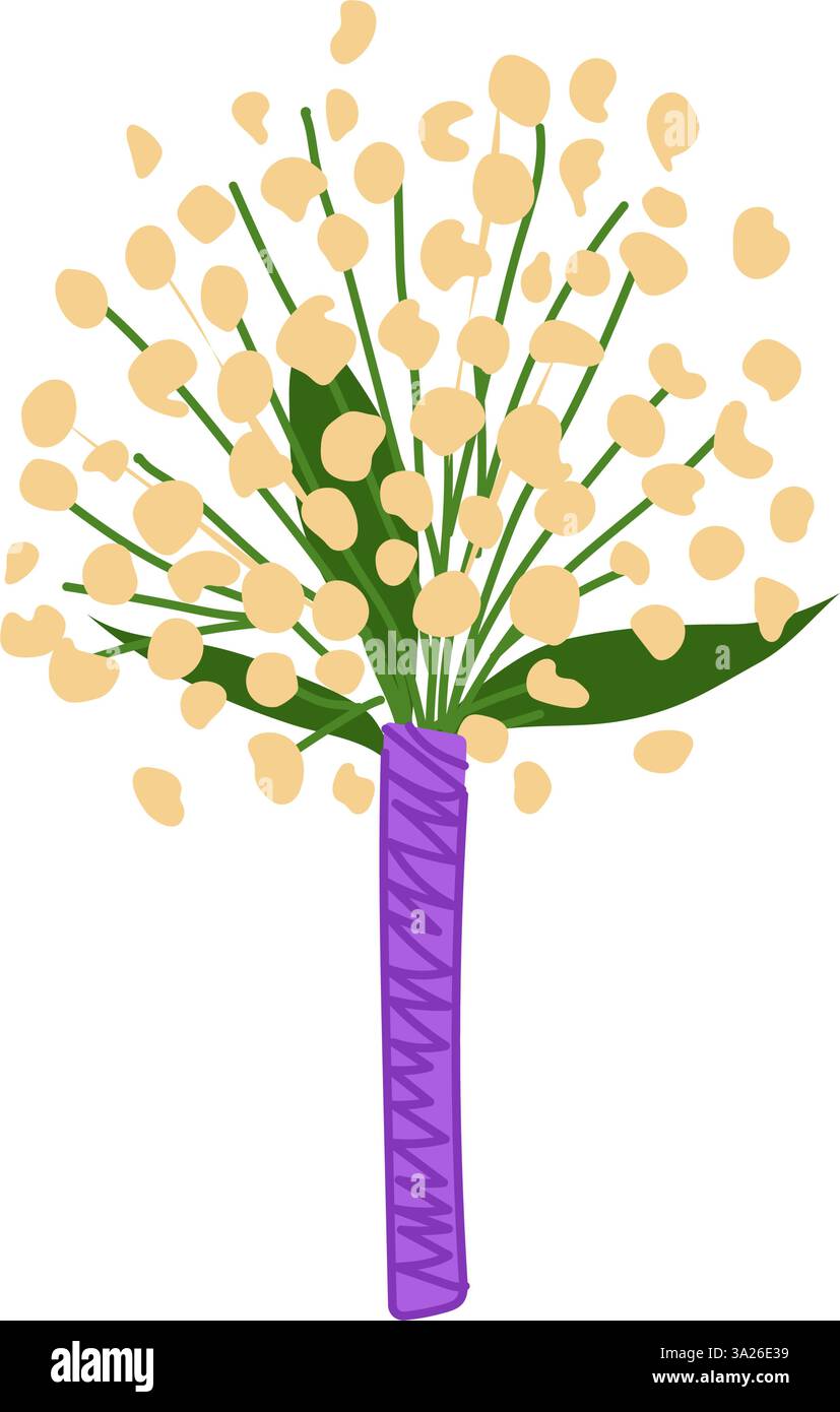 prom boutonniere cartoon vector illustration Stock Vector Image & Art ...