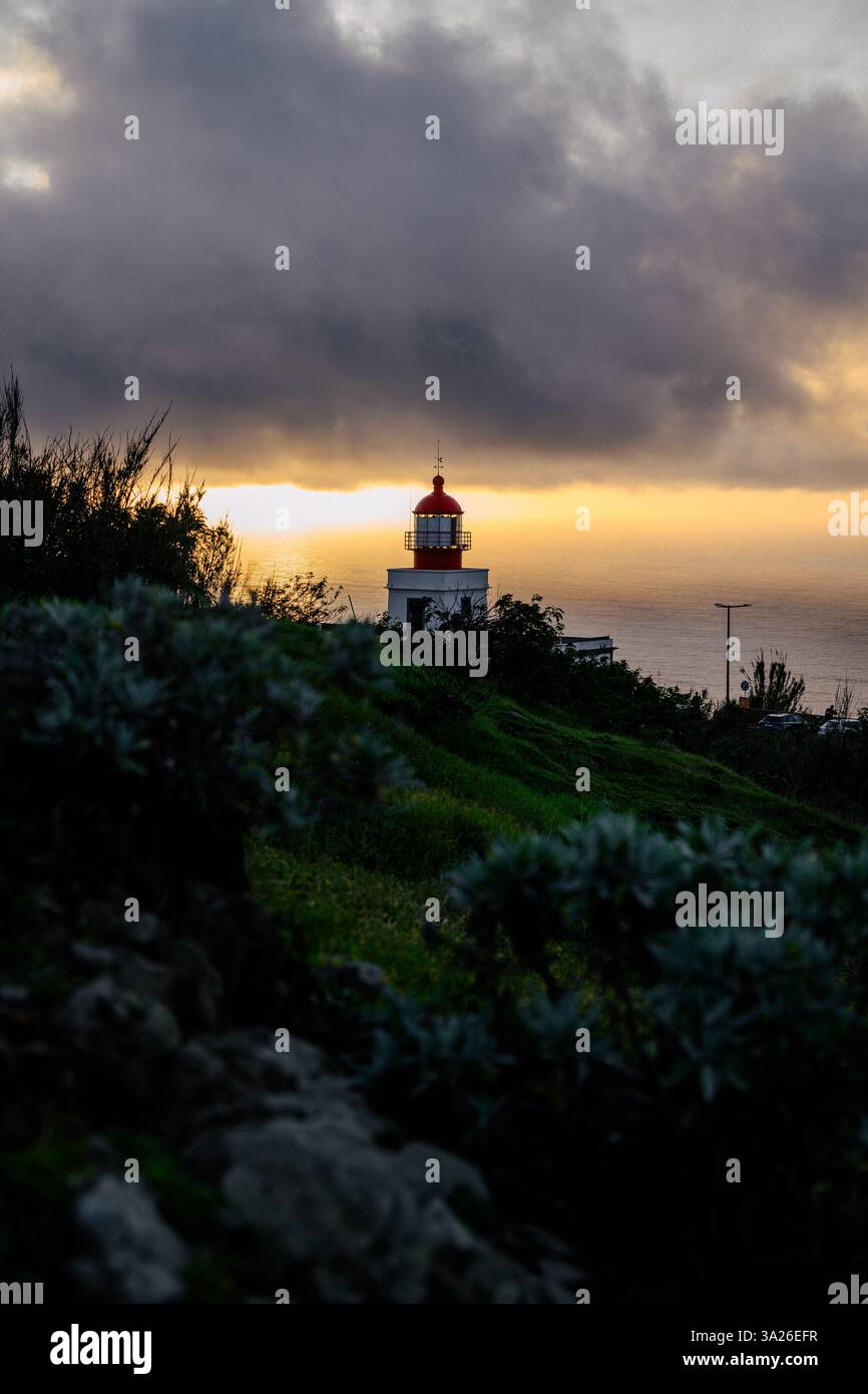 Ponta do Pargo lighthouse, Madeira Island Stock Photo - Alamy