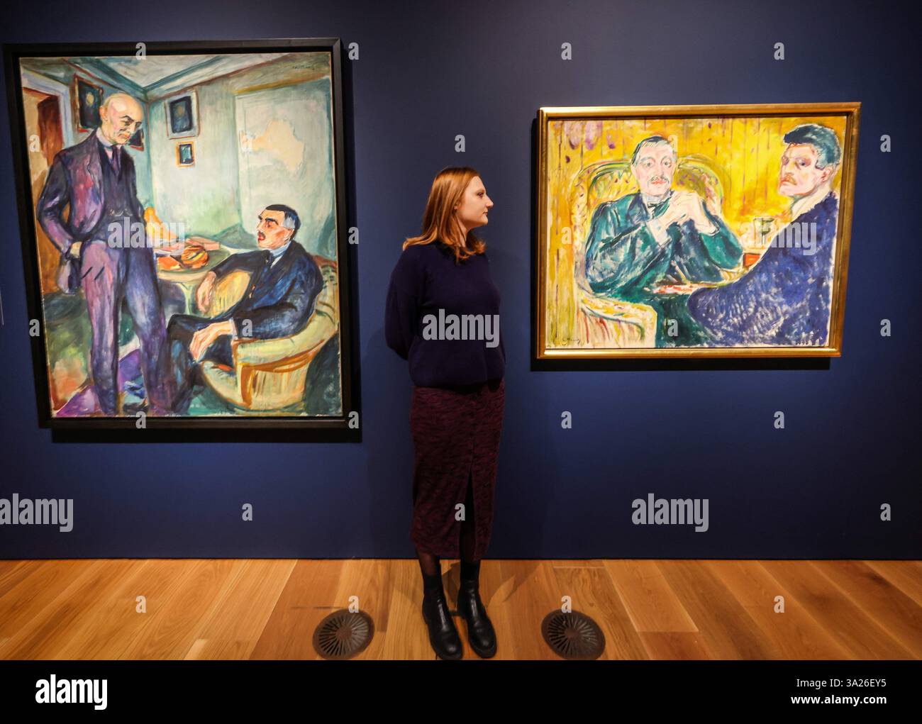 Edvard munch portrait family hi-res stock photography and images - Alamy