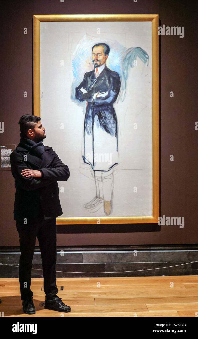 national Portrait Gallery, London 12 March 2025 Ernest Thiel, Oil on ...