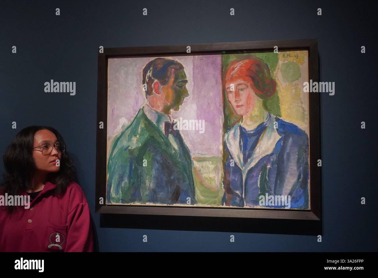 London, UK 12 March 2025. Image: Käte and Hugo Peris , 1913 Oil on ...