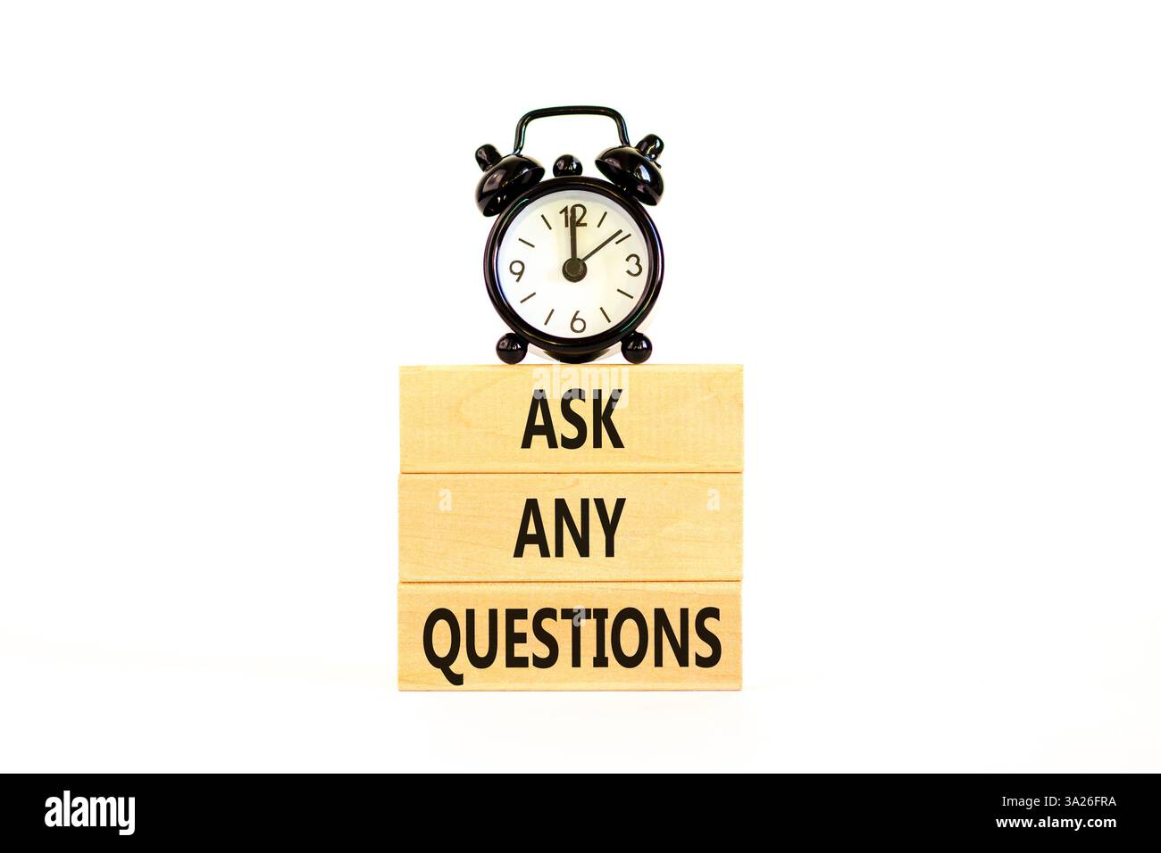 Ask any questions symbol. Concept words Ask any questions on beautiful ...