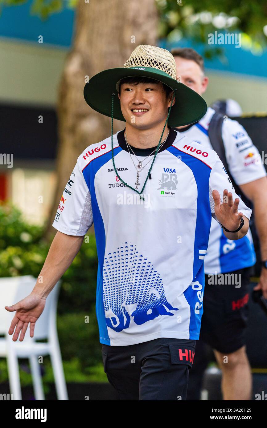 Melbourne, Victoria, Australia. 12th Mar, 2025. Visa Cash App Racing Bulls Formula One Team ...