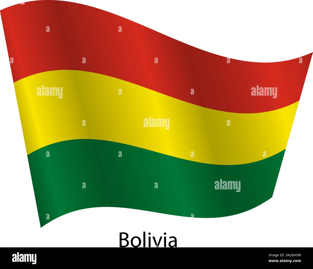 Editable bolivia flag vector hi-res stock photography and images - Alamy