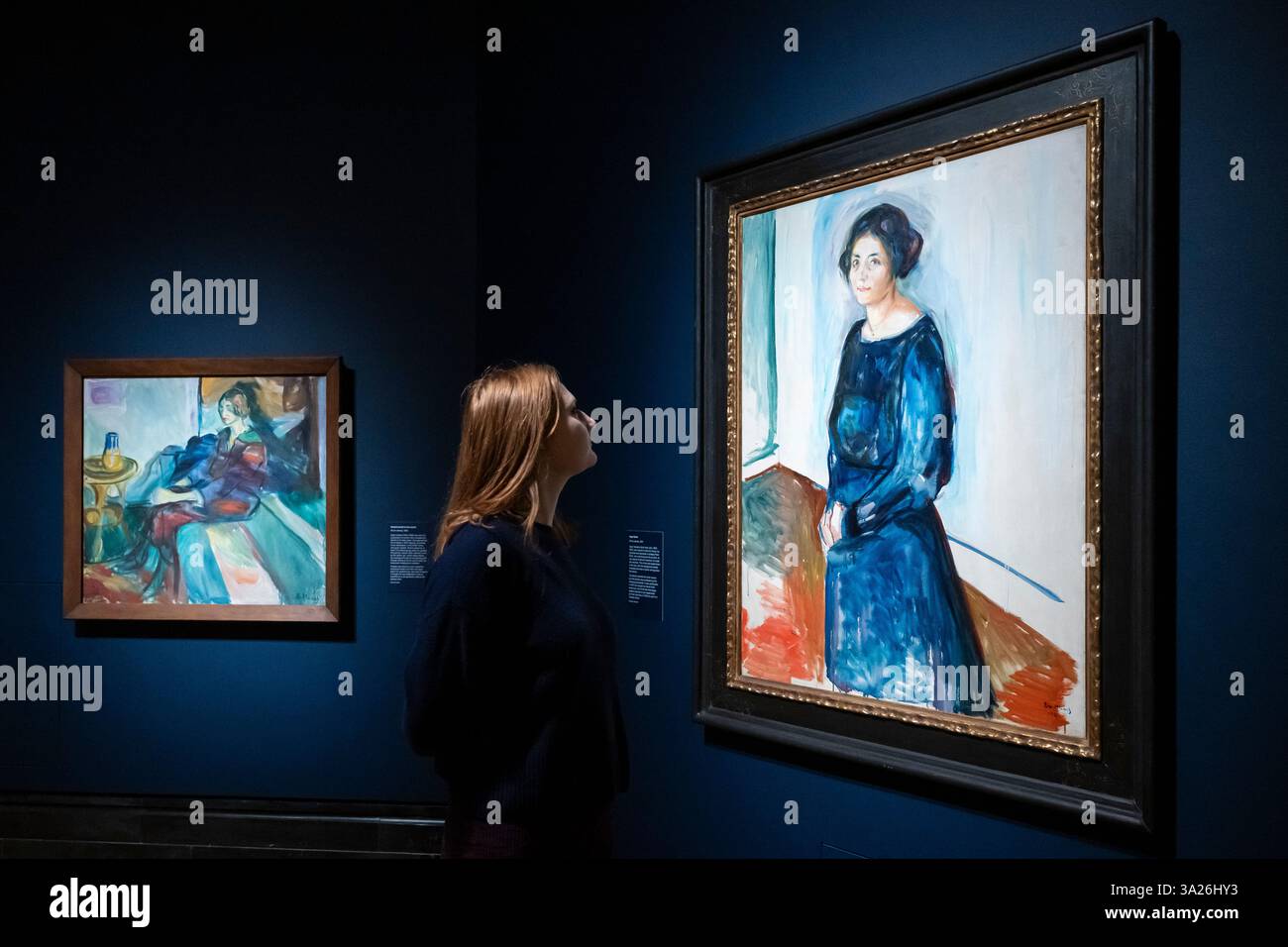 London, UK. 12 March 2025. (R) ‘Inger Barth’, 1921, by Edvard Munch at ...