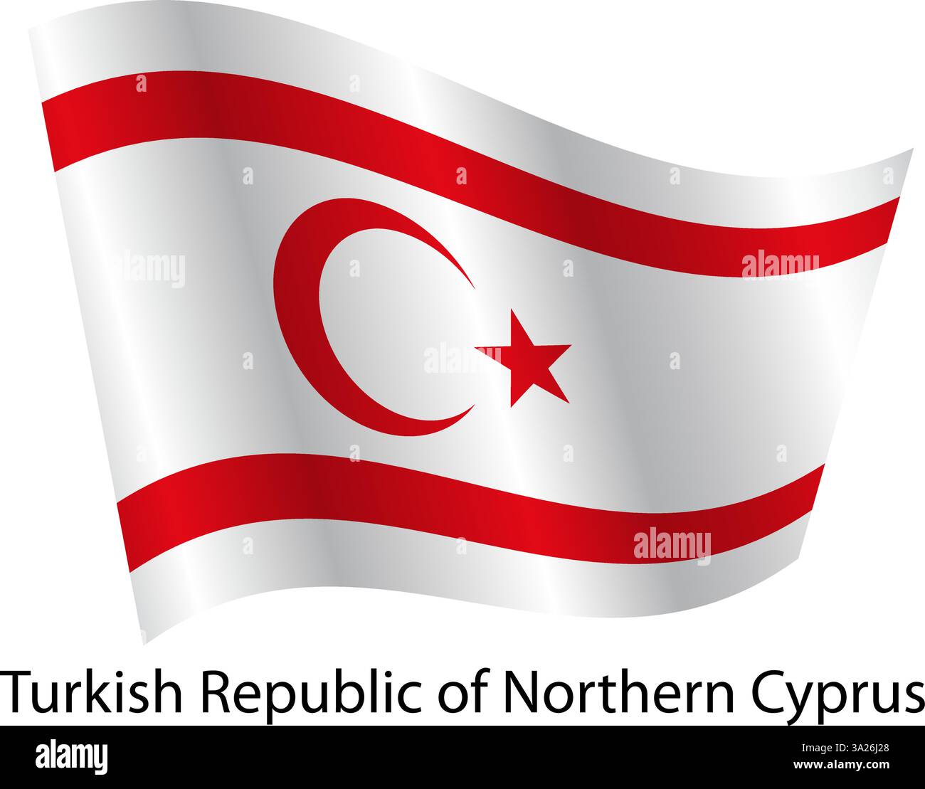 Editable northern cyprus flag vector hi-res stock photography and ...