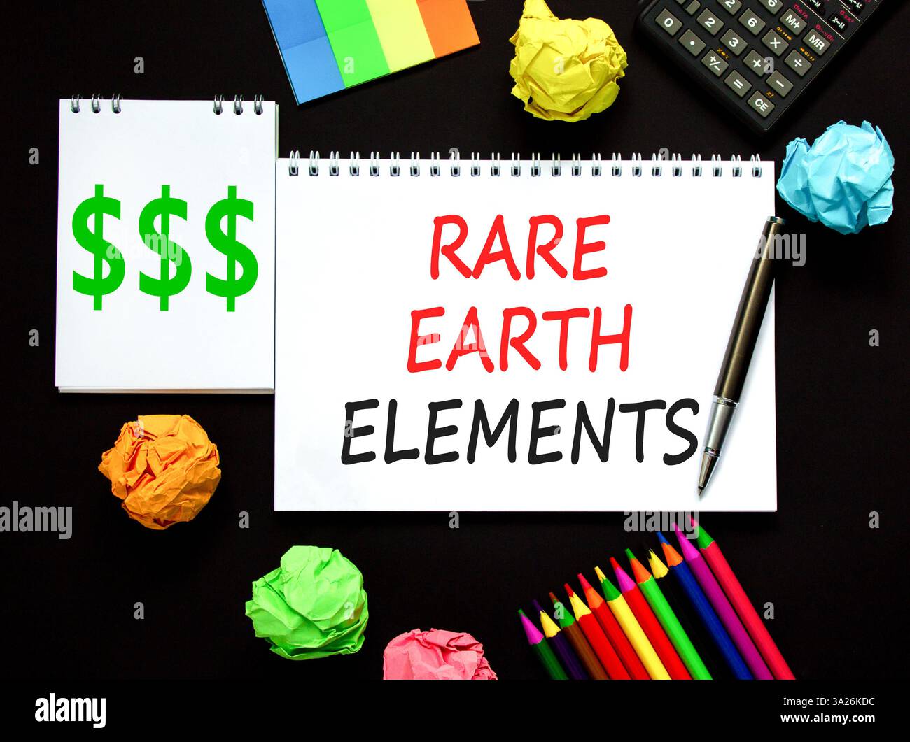 Rare earth elements symbol. Concept words Rare earth elements on ...