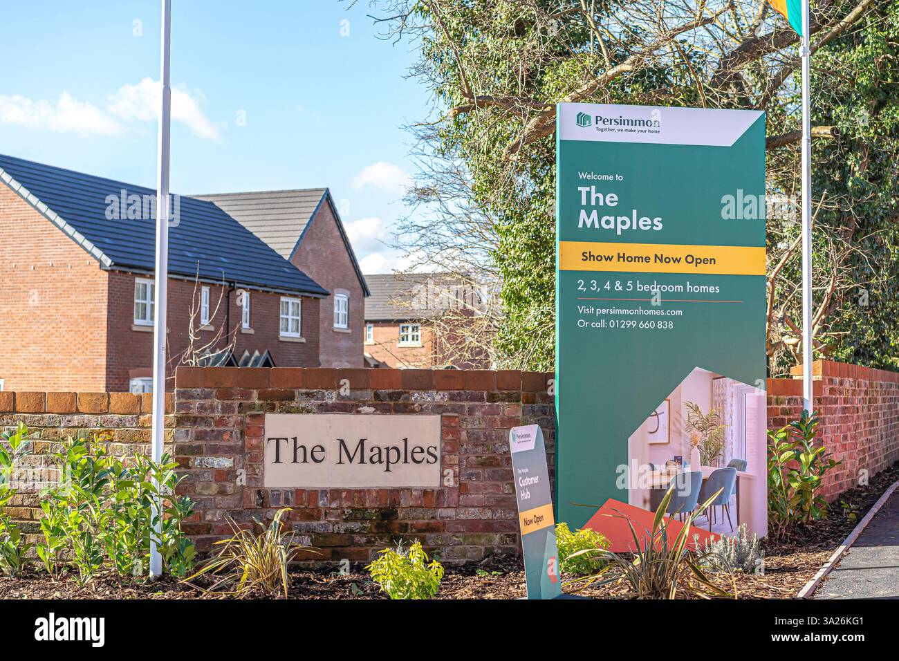 Persimmon homes sign hi-res stock photography and images - Alamy