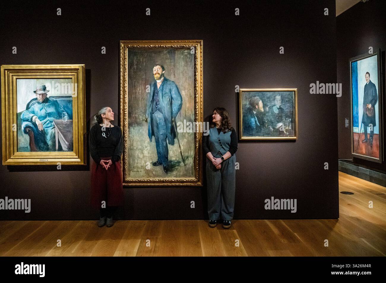 London, UK. 12th Mar, 2025. Karl Jensen-Hjel with Hans Jaeger, 1889 and ...