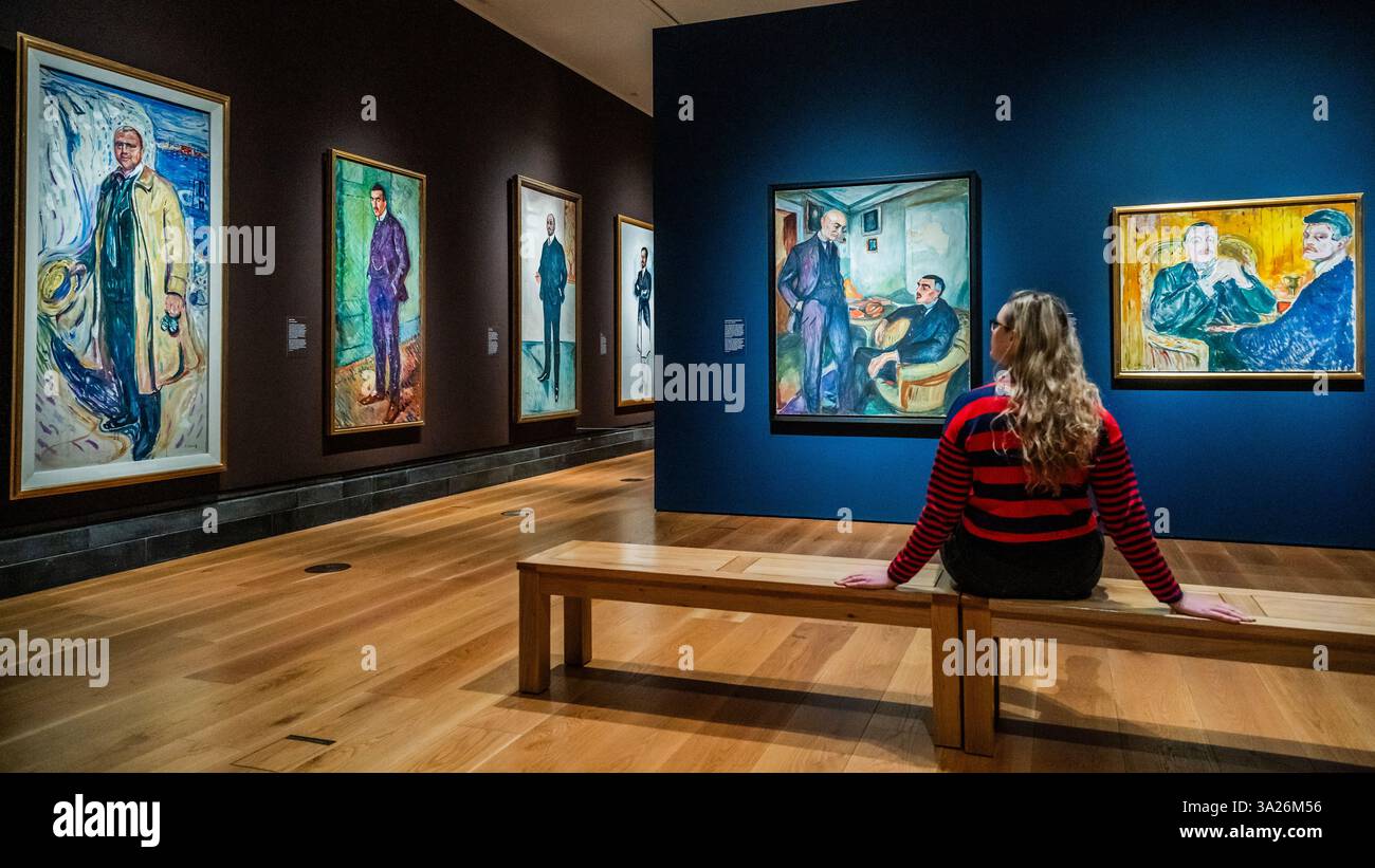 London, UK. 12th Mar, 2025. Torvald Stang and Edvard Munch 1909-11 and ...