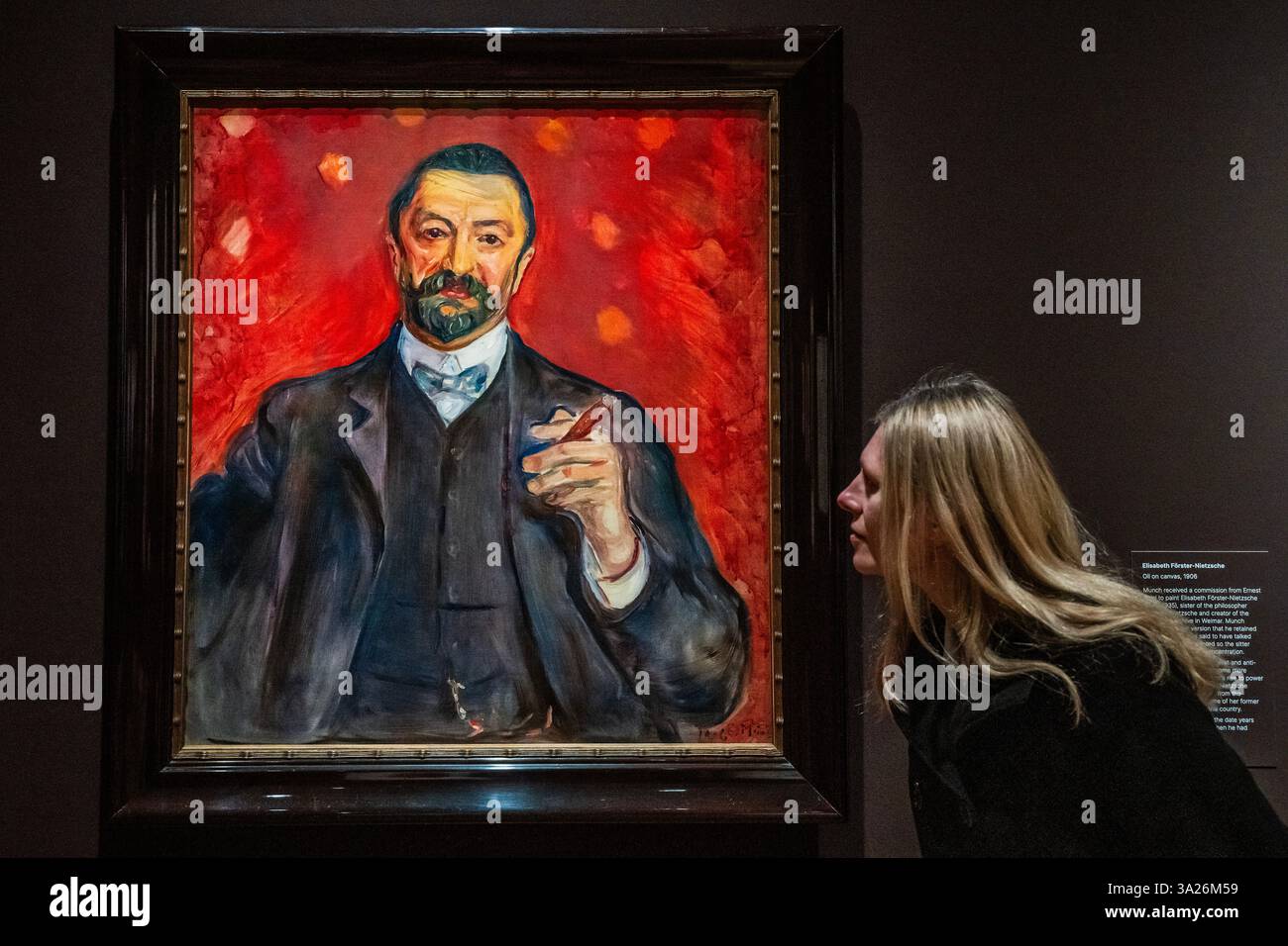 London, UK. 12th Mar, 2025. Felix Auerbach 1906 - Edvard Munch ...