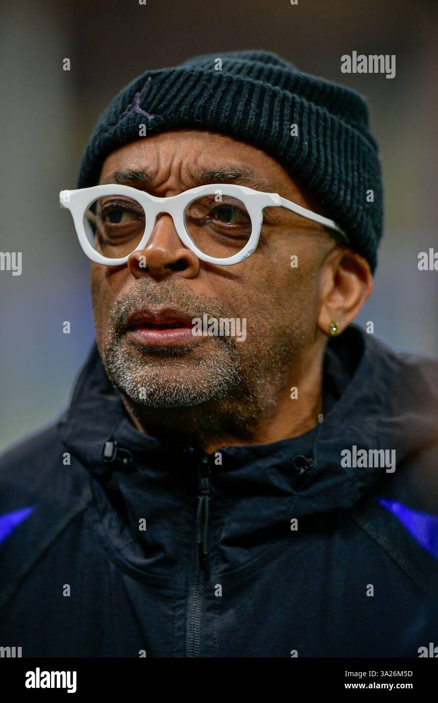 Milano, Italy. 11th Mar, 2025. The American film director Spike Lee ...