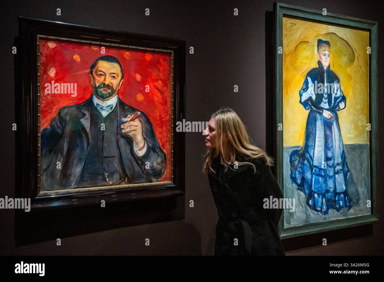 London, UK. 12th Mar, 2025. Felix Auerbach and other work - Edvard ...