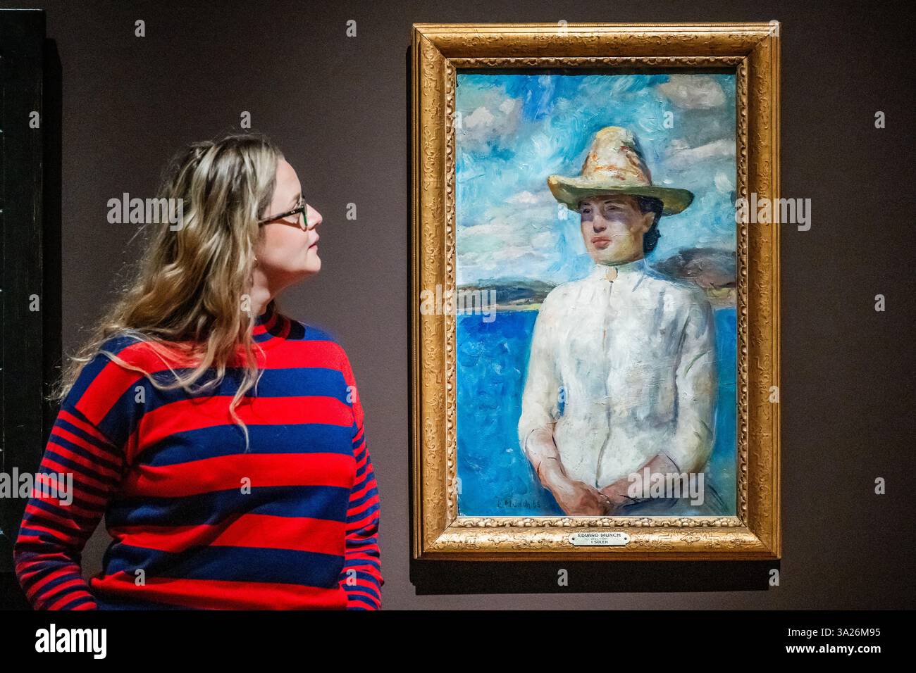 London, UK. 12th Mar, 2025. Inger in Sunshine, 1888 - Edvard Munch ...