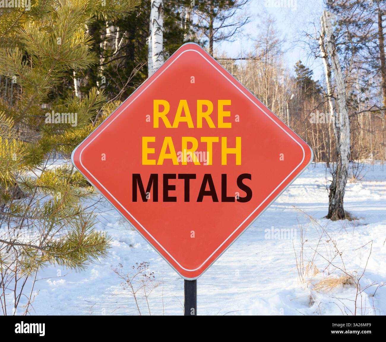 Rare earth metals symbol. Concept words Rare earth metals on beautiful ...