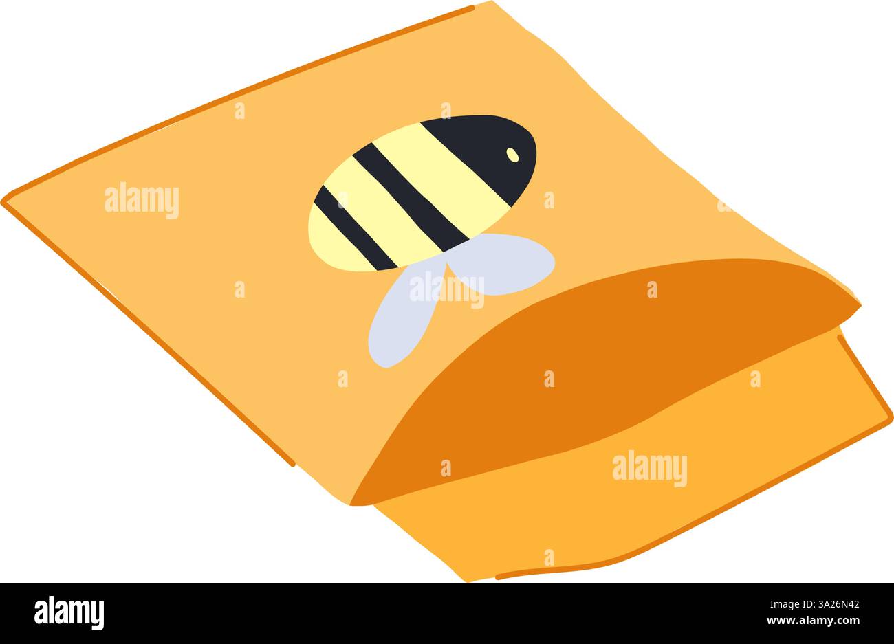 free beeswax food wrap cartoon vector illustration Stock Vector Image ...