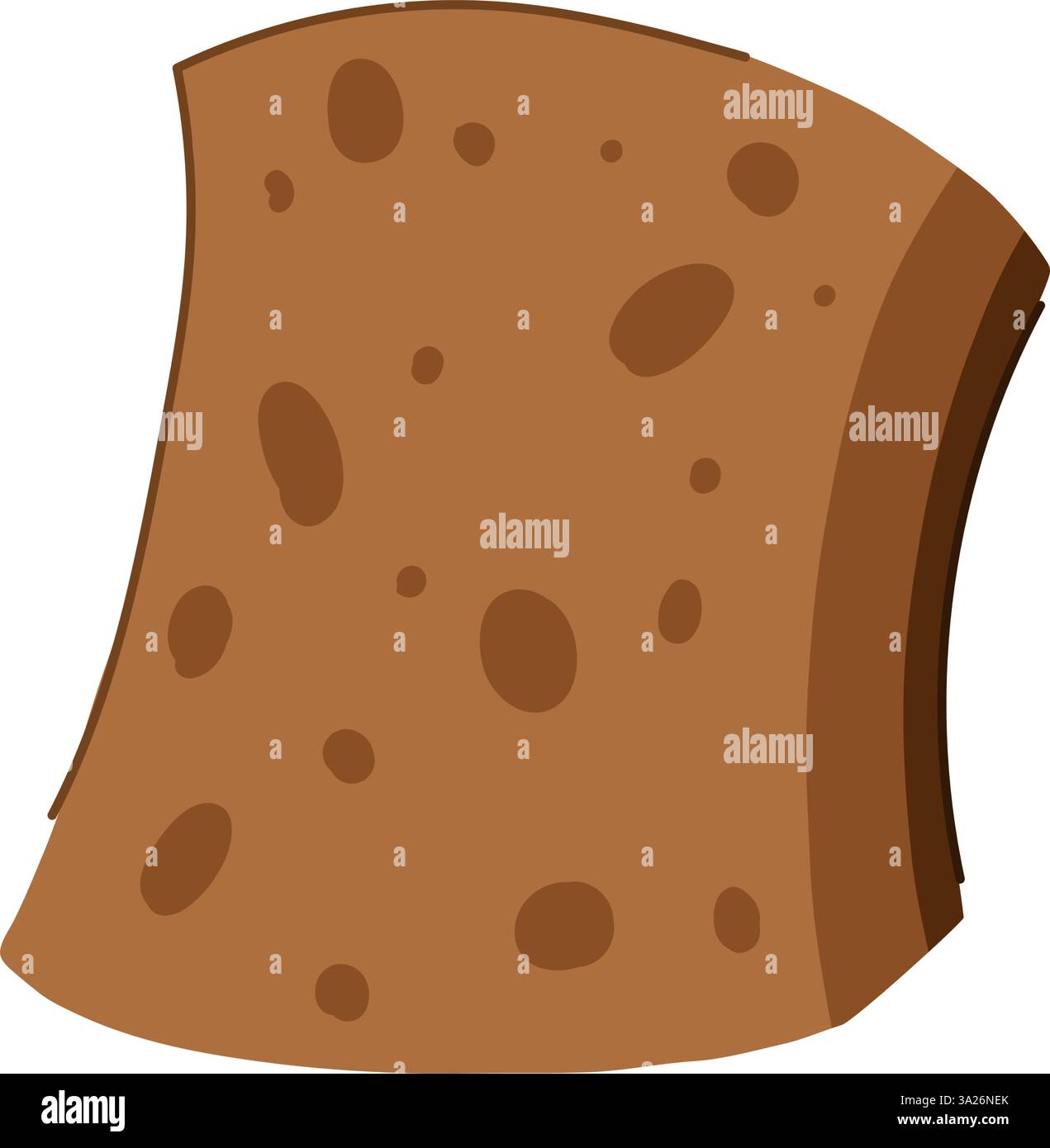 natural biodegradable kitchen sponge cartoon vector illustration Stock ...