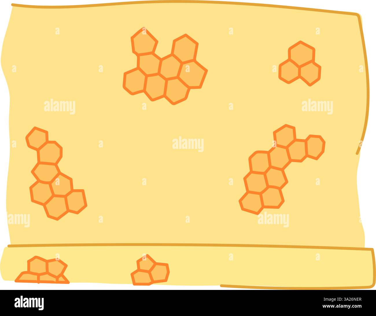 organic beeswax food wrap cartoon vector illustration Stock Vector ...