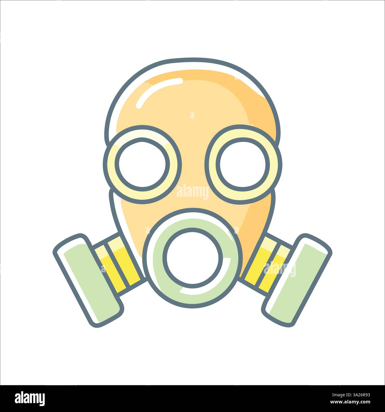 Gas mask illustration safety equipment Stock Vector Image & Art - Alamy