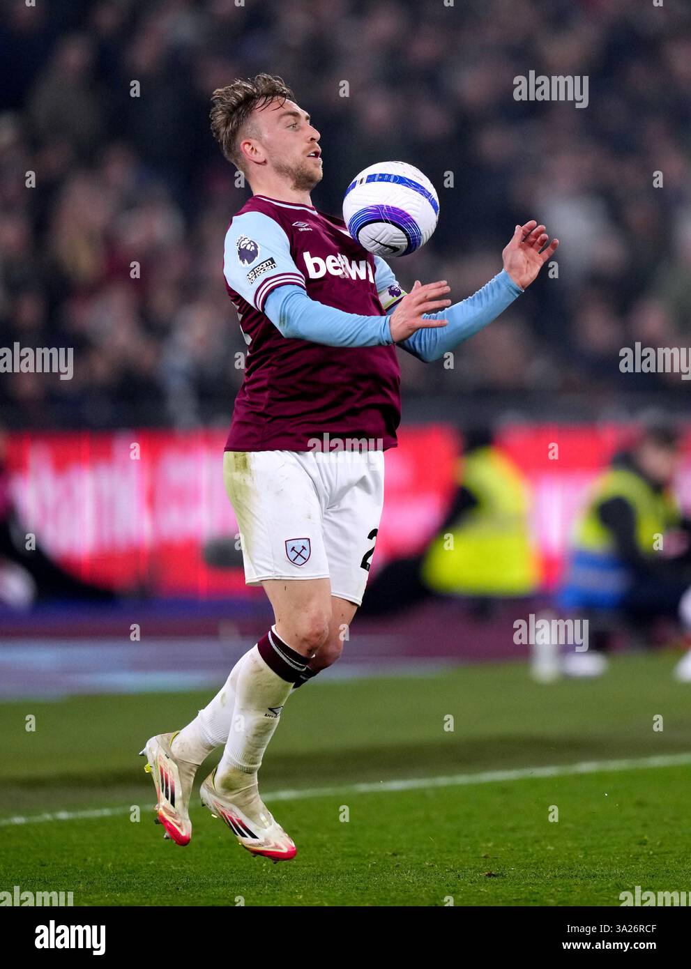 West Ham United's Jarrod Bowen during the Premier League match at the ...