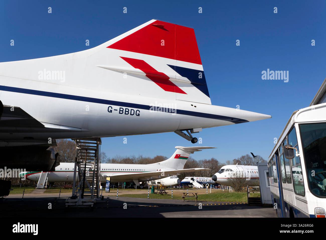 Concorde flight british airways hi-res stock photography and images - Alamy