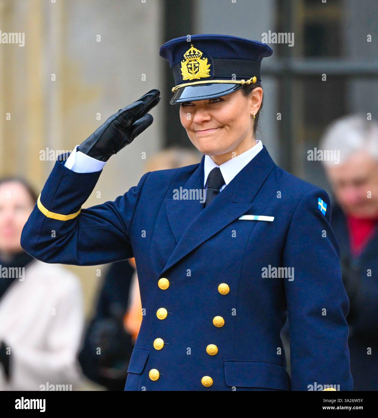 Stockholm, Sweden. 12th Mar, 2025. Crown Princess Victoria during the celebration of the Crown ...
