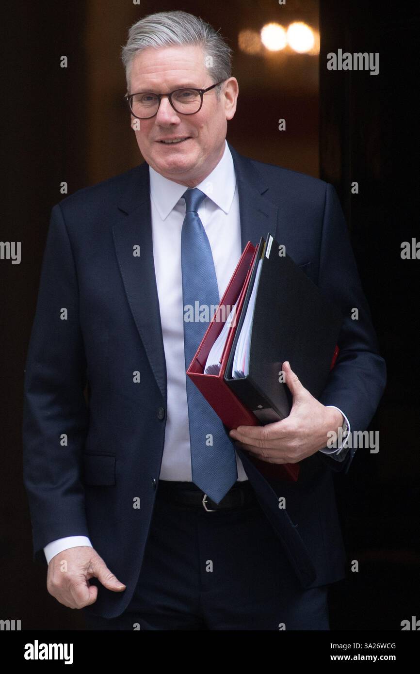 London, UK. 12 Mar 2025. British Prime Minister Sir Keir Starmer ...