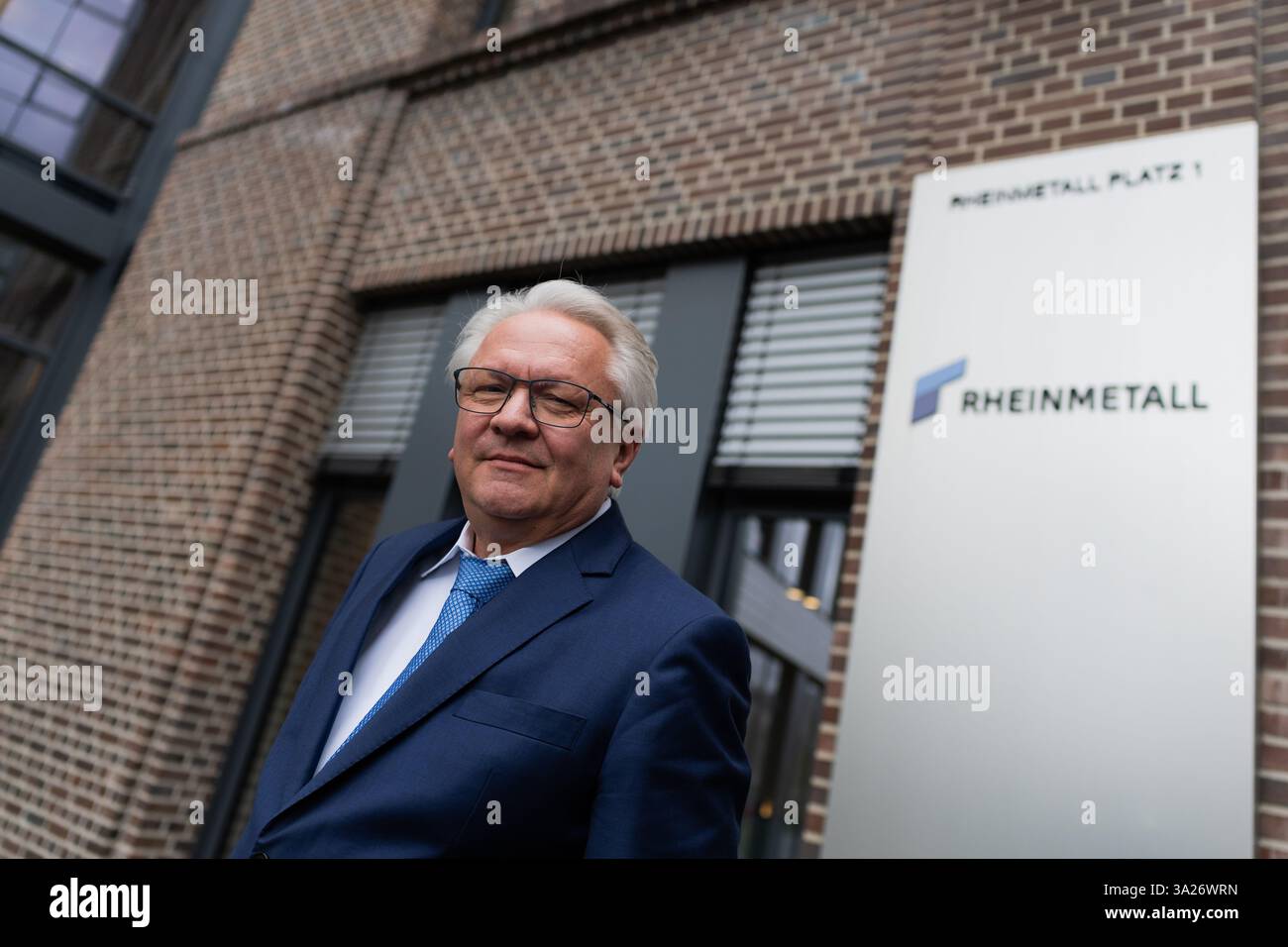 Duesseldorf, Germany. 12th Mar, 2025. Armin Papperger, CEO of ...